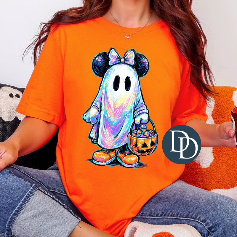OVERSIZED Colorful MinnE Ghost Costume *DTF Transfer* – Dapper Designs