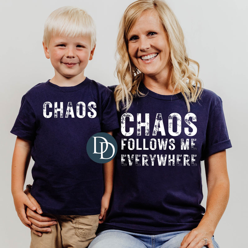 Distressed Block Chaos *DTF Transfer* – Dapper Designs