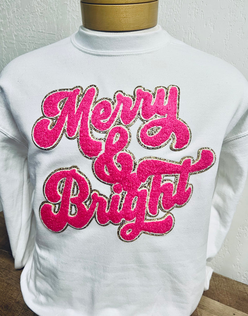 RTS Merry & Bright *Chenille Patch* – Dapper Designs