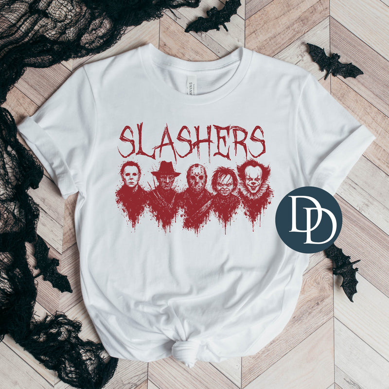 Slashers (Red Ink) *Screen Print Transfer* – Dapper Designs